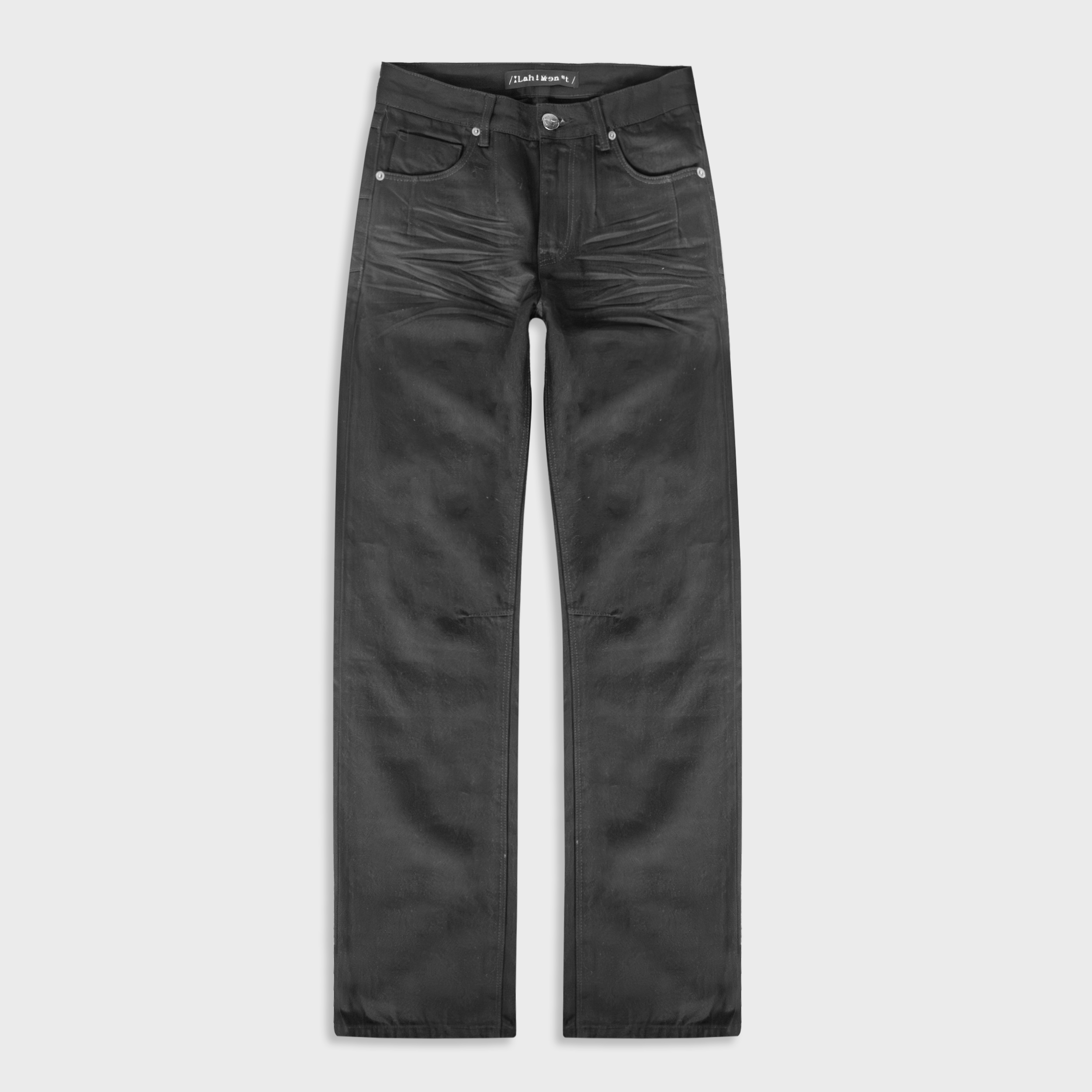 ELLIOT STRAIGHT JEANS IN SELVEDGE NOIR DENIM | LAMENTIST